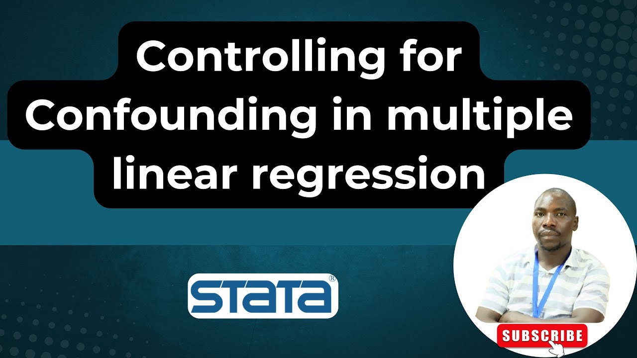 Checking for confounders in Linear Regression using STATA