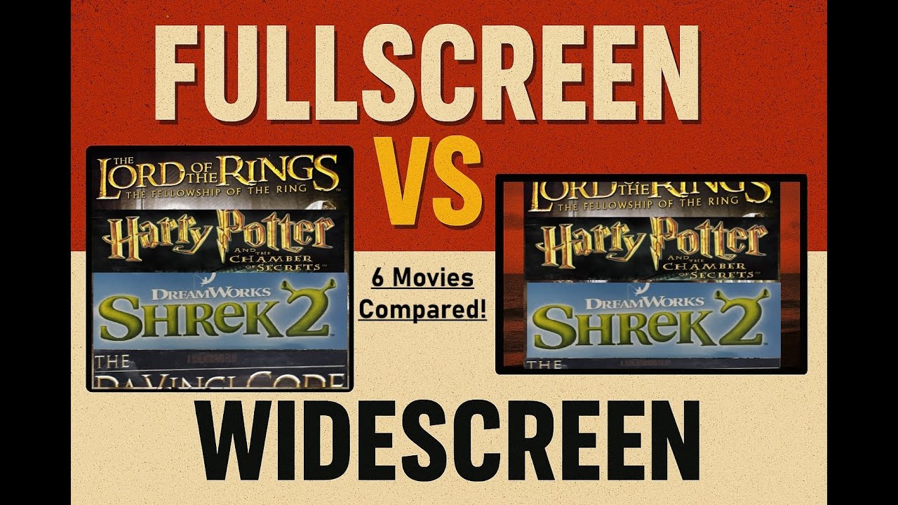 Widescreen vs Fullscreen: What You’re Missing in 6 Iconic Movies!