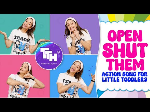 Open Shut Them | Fun Action Song for kids | babies | Toddlers to follow and learn |Nursery rhyme
