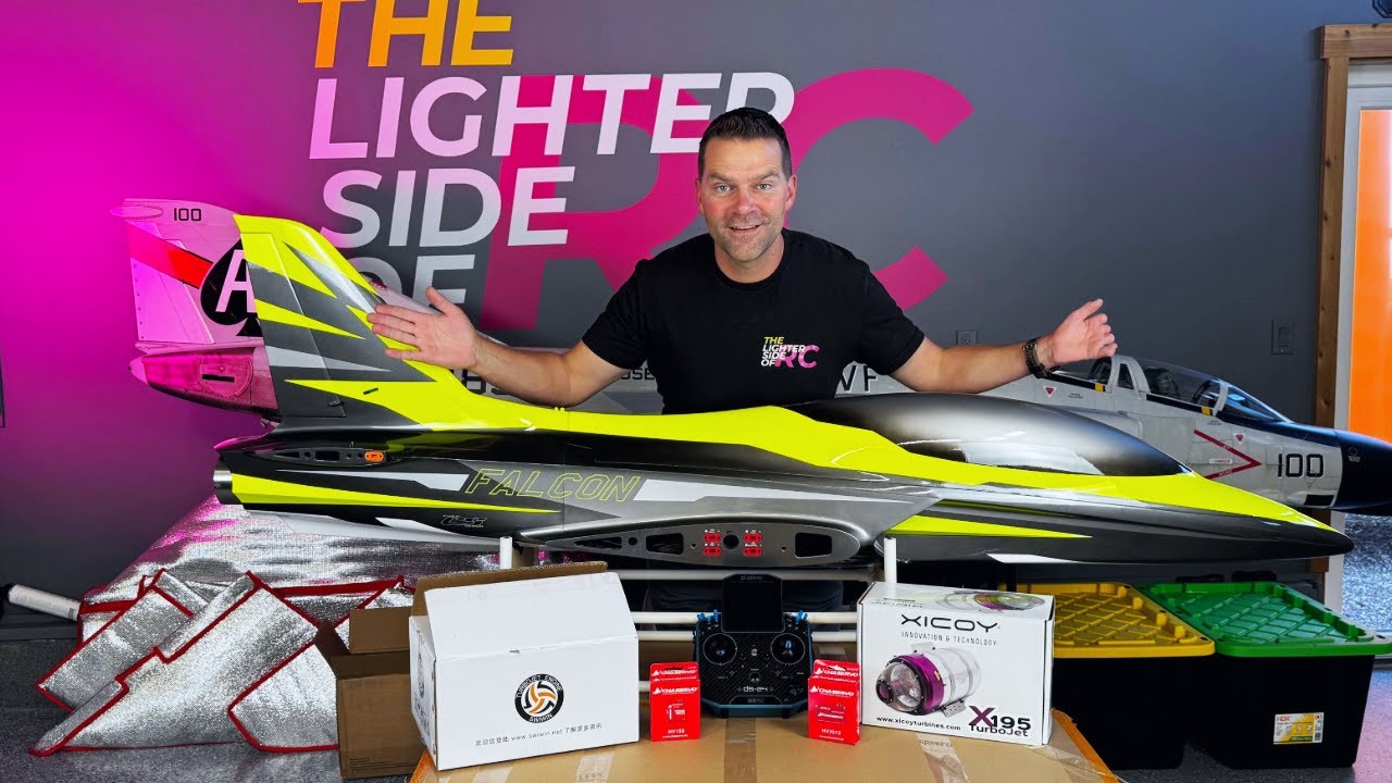Watch This Skywing Falcon 2.1 RC Jet Come to Life