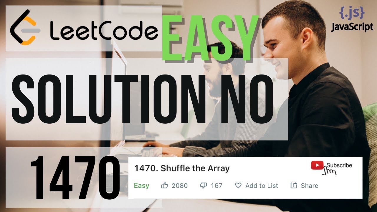 LEETCODE SOLUTION 1470 | Shuffle the Array | Leetcode for BEGINNERS | EASY | Javascript