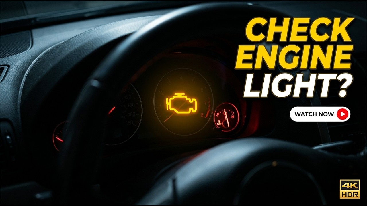 Check Engine Light Explained – Causes, Codes & What You Should Do