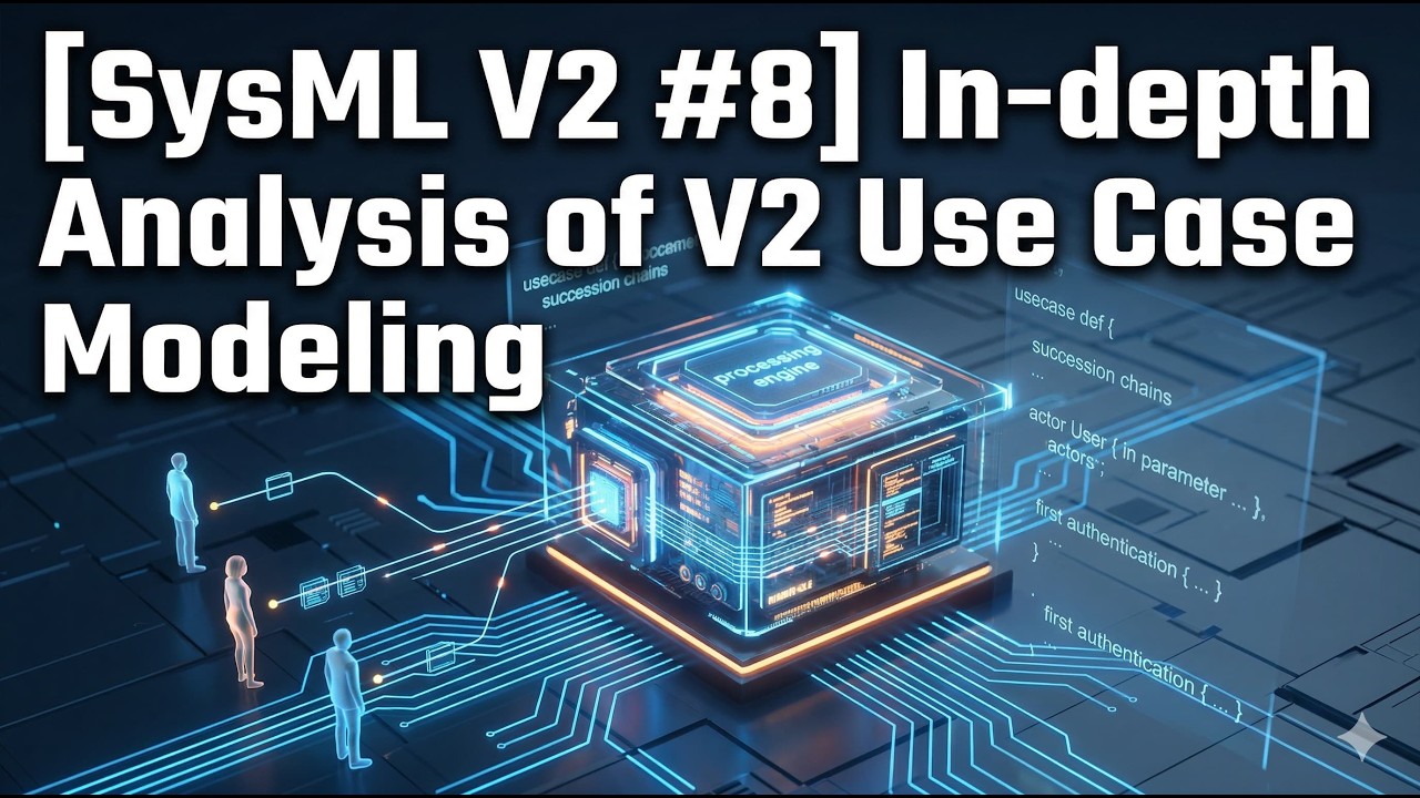[SysML V2 #8] In-depth Analysis of SysML V2 Use Case Modeling
