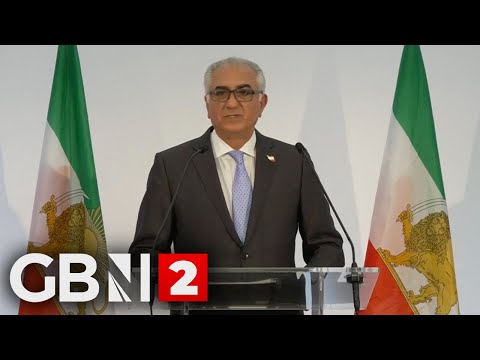 WATCH: The Crown Prince of Iran Reza Pahlavi gives a news conference