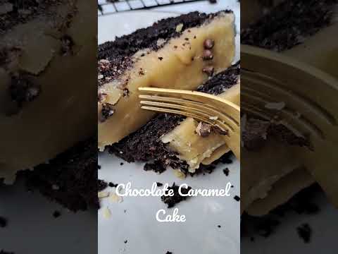 Decadent Chocolate Caramel Cake Recipe dropping soon. Subscribe and stay tuned π€ #caramelcake