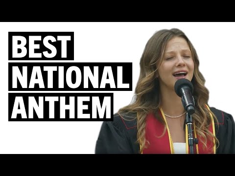 Best National Anthem Performance Ever - Kendall Robbins at USC Graduation Ceremony 2023