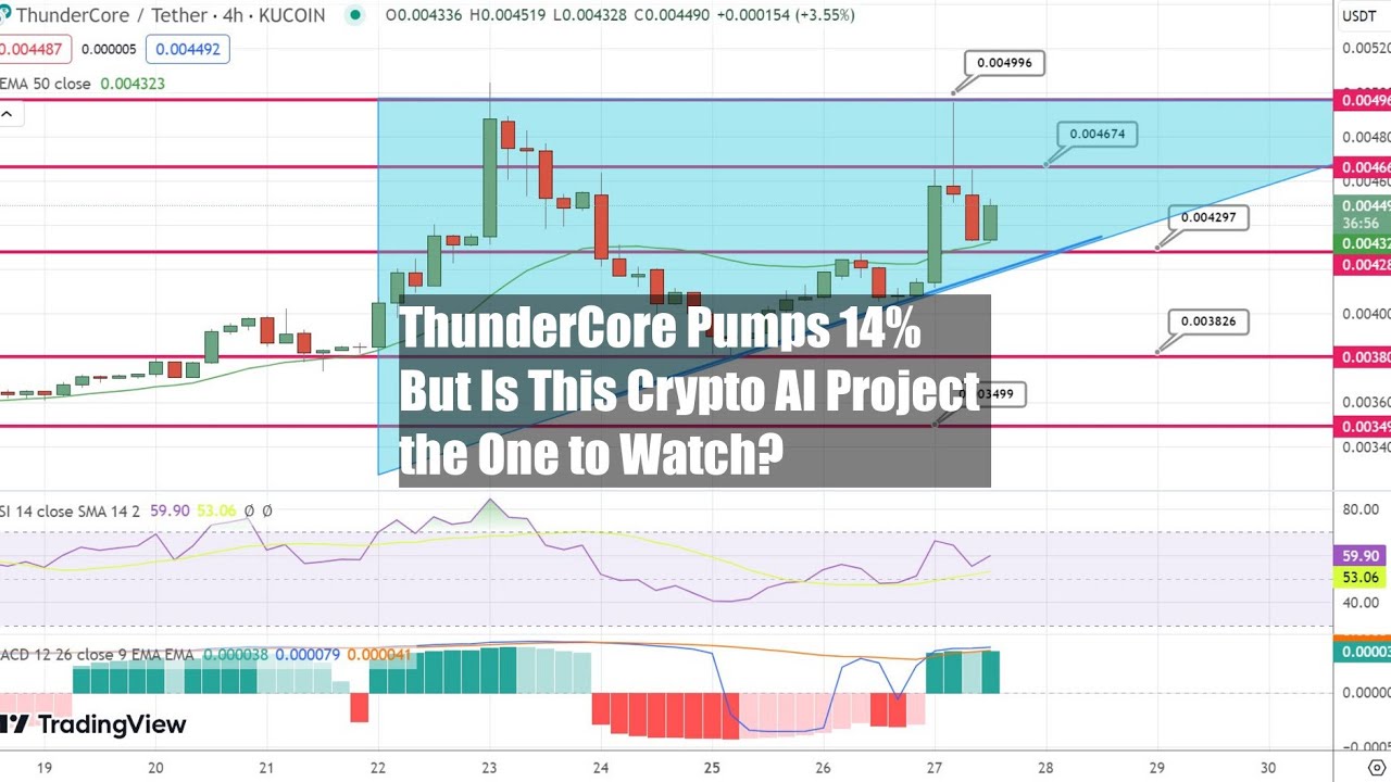 ThunderCore Pumps 14% But Is This Crypto AI Project the One to Watch?