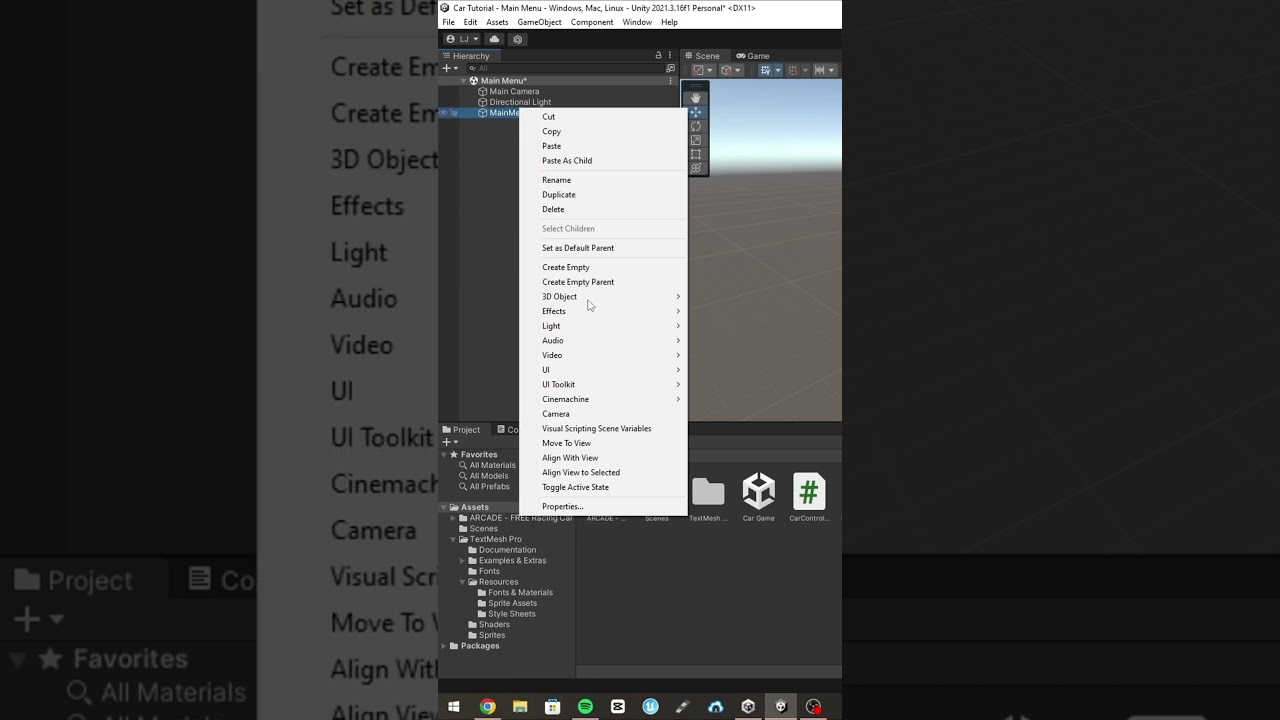 How to MAKE a SIMPLE Main Menu In UNITY | NO CODE | 2023