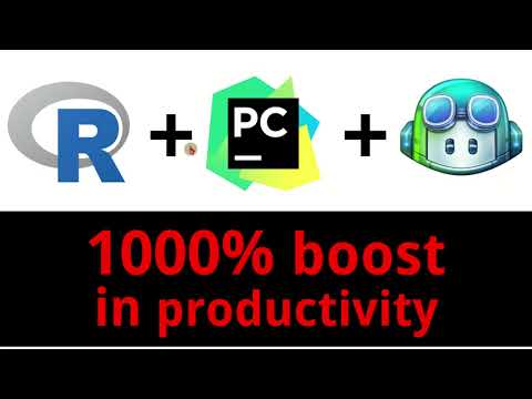 How to use R in PyCharm and BOOST PRODUCTIVITY using GitHub Copilot by 1000%, not kidding!
