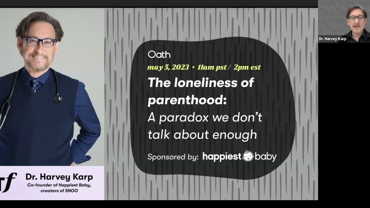 Dr. Harvey Karp at the All the Feels Summit by Oath Care