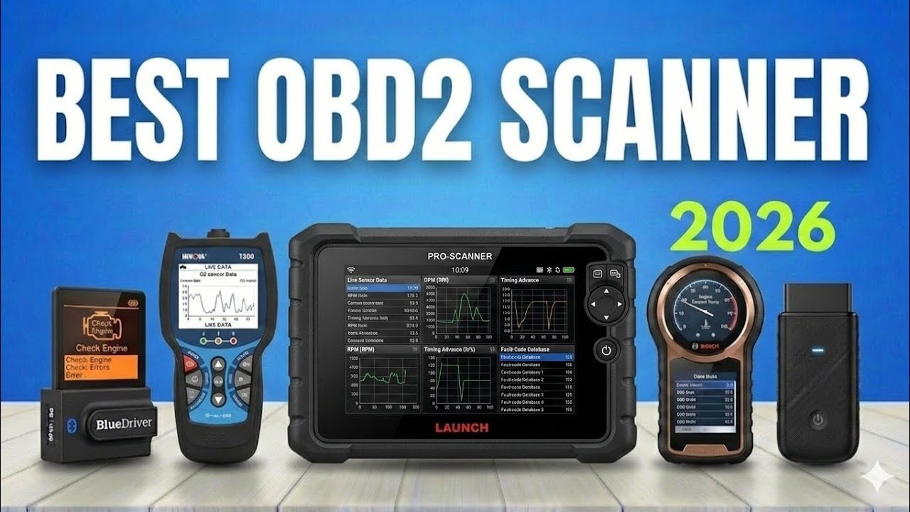 ✅ Best OBD2 Scanner 2026 - 5 Best OBD2 Scanner