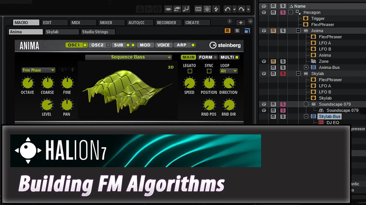 Halion 7 Tutorial #22 - Building FM Algorithms