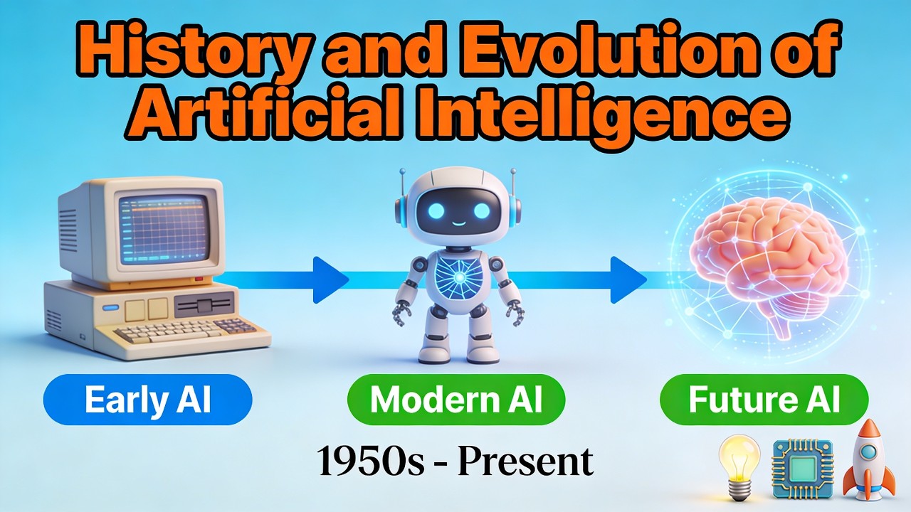 History and Evolution of Artificial Intelligence (AI) (9 Minutes)