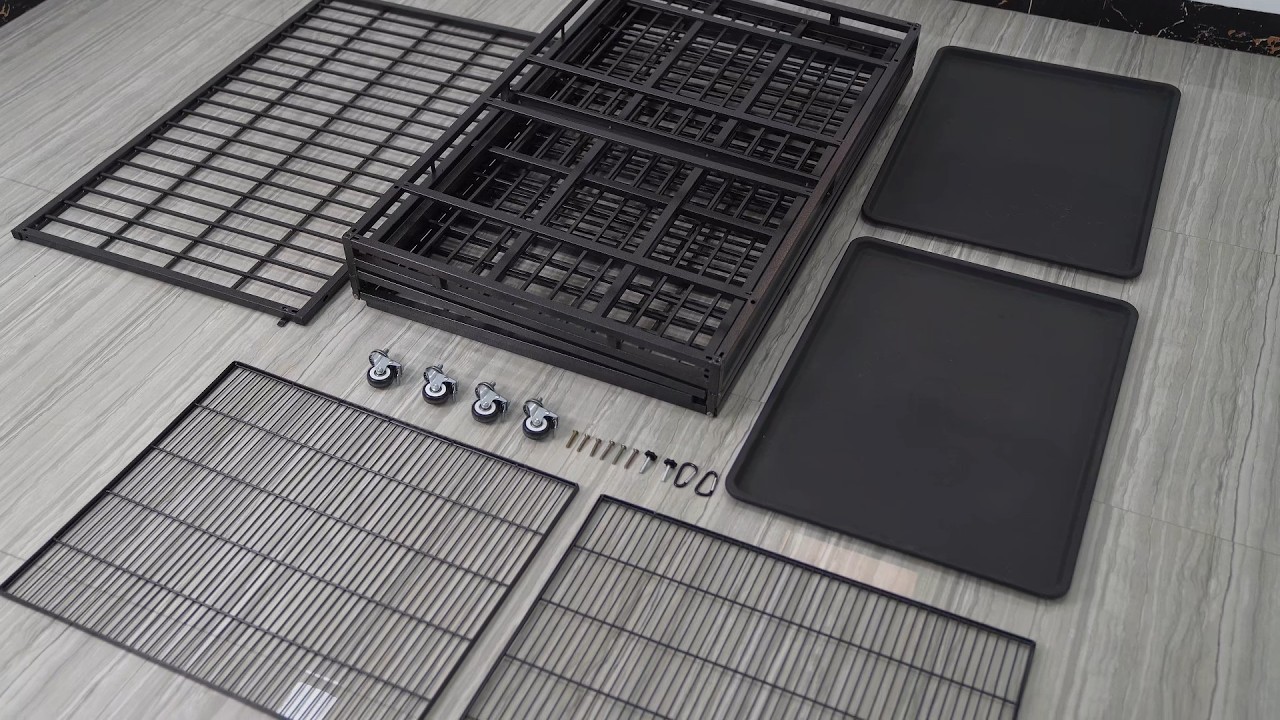 How to Assemble a Homey Pet 47 Inch Heavy Duty Dog Crate (Model: 471D02) 🔧