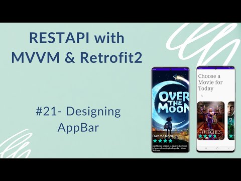 Learn REST API with MVVM and Retrofit2 21 Designing AppBar - Mind Luster