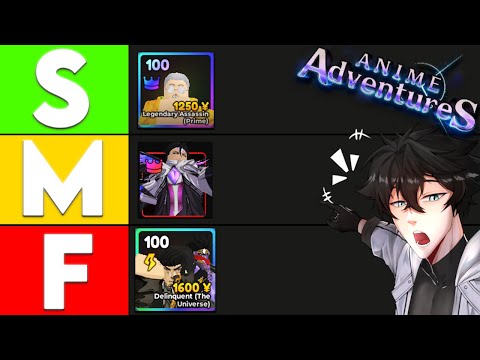 Ranking EVERY Unit In Anime Adventures Update 19.5!