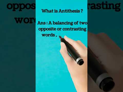 What is Antithesis ?