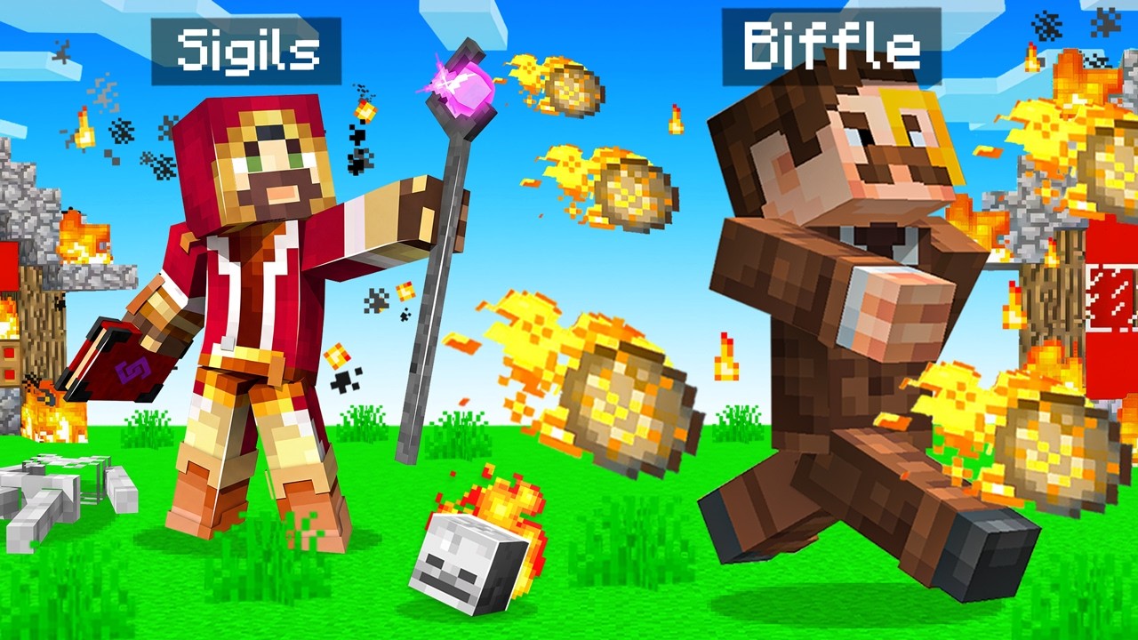 Using OP SPELLS in Minecraft Corruption Tag