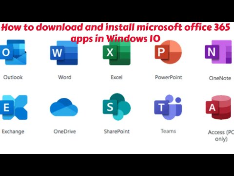 How to download and install Microsoft office 365 apps in Windows 10 | install Office 365 in Windows