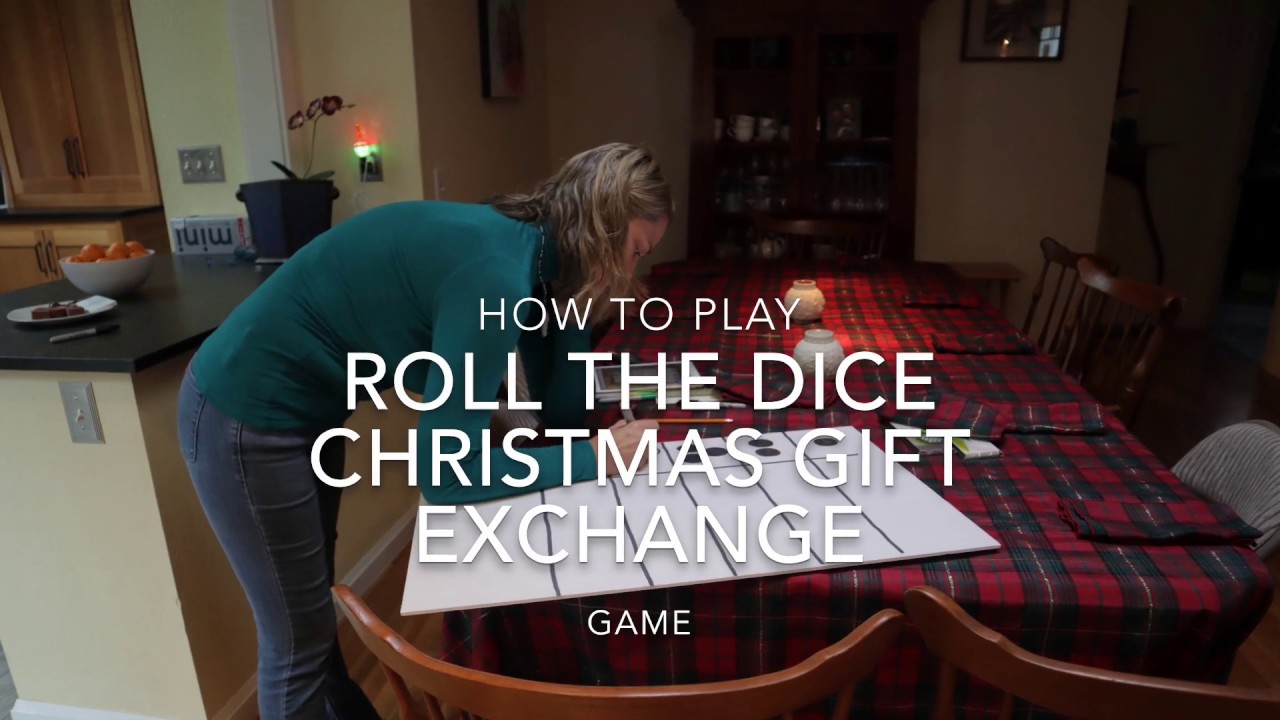 How to play Roll the Dice Christmas Gift Exchange game