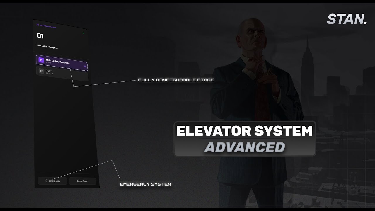 New Advanced Elevator System for FiveM! (UI, Permissions, Multi-Framework)