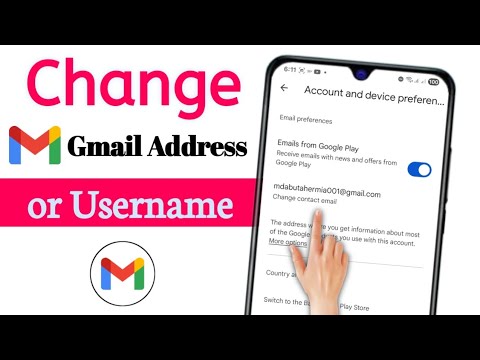 How To Change Gmail Address - Change Email | How To Change Email id and Username