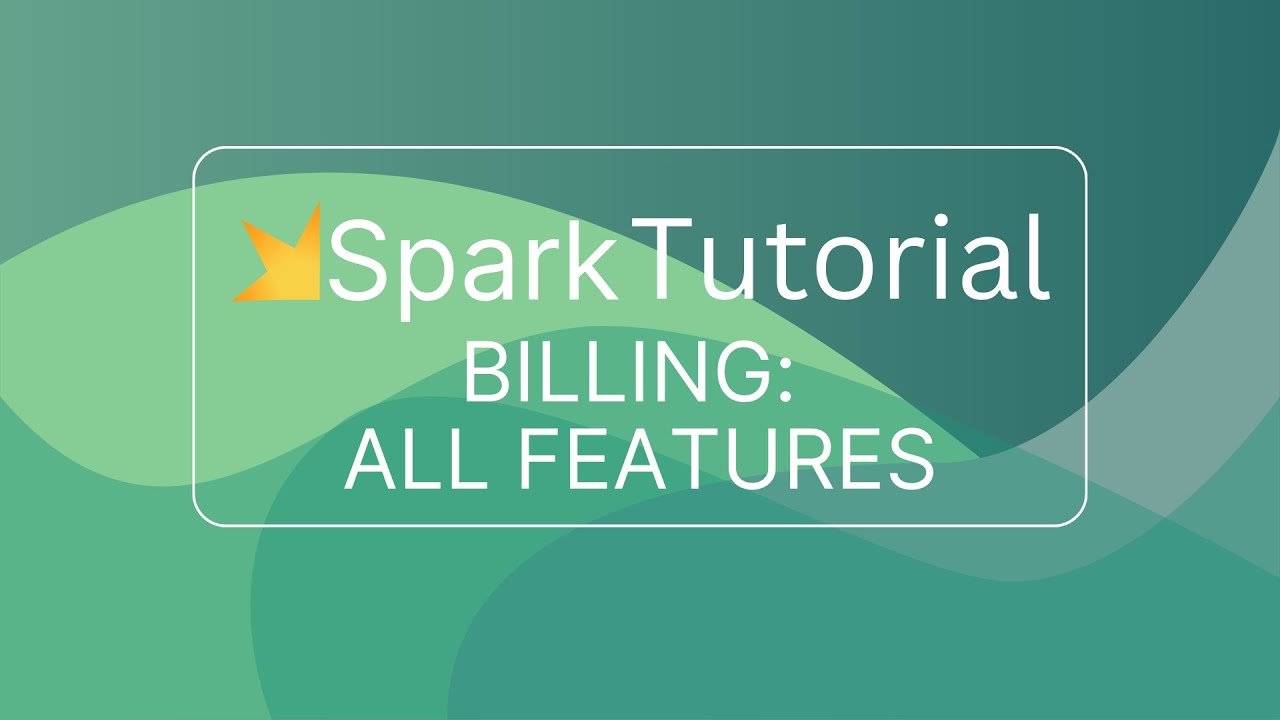 Spark Tutorial: Billing: All Features