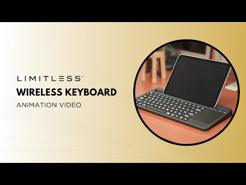Wireless Multi-Device Keyboard With Touchpad