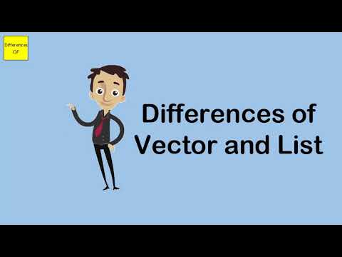 Differences of Vector and List