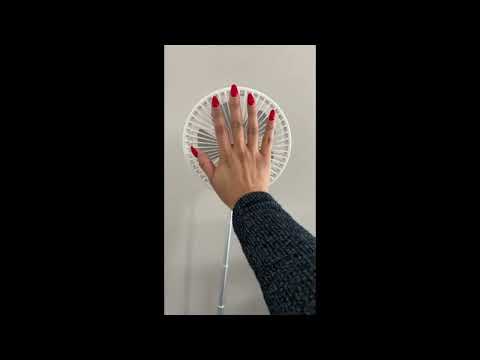 Review LIPETY 7.5" Rechargeable Portable Fan for Travel with Remote - 7200mah Folding Pedestal Cordl