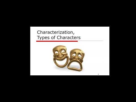 Characterization and Types of Characters