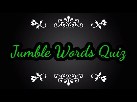 Jumble Words /part 2 / 5 Letter words
