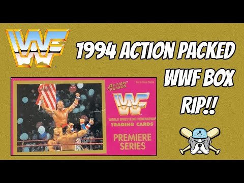 1994 WWF Action Packed Wrestling Cards Box Rip! Sweet 24kt Gold Card Hit!