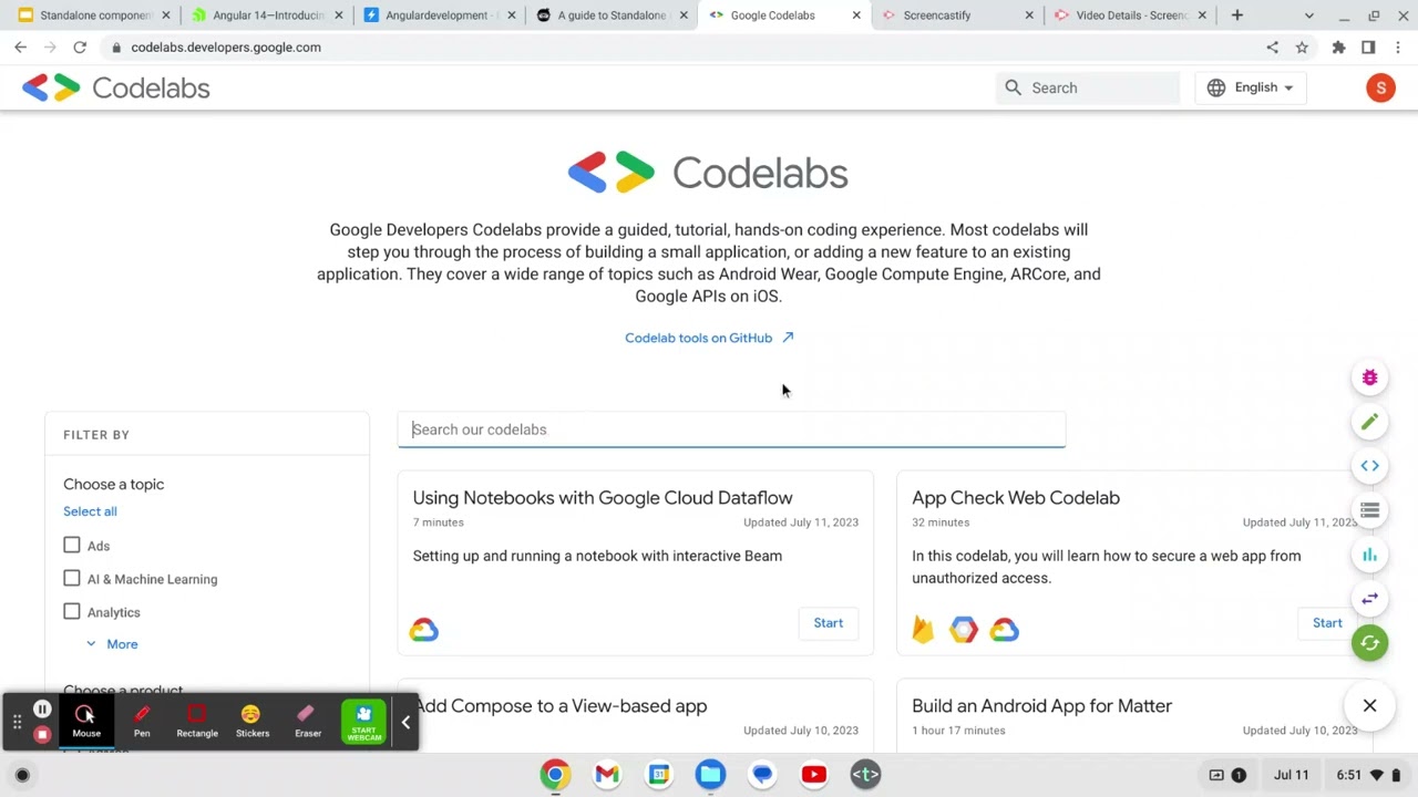 codelab platform