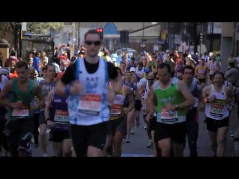 FREE - London Marathon footage 2013 stock footage (HD 1080p)