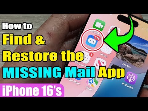 📩 How to Find & Restore the MISSING Mail App on iPhone 16/16 Pro Max (iOS 18)!
