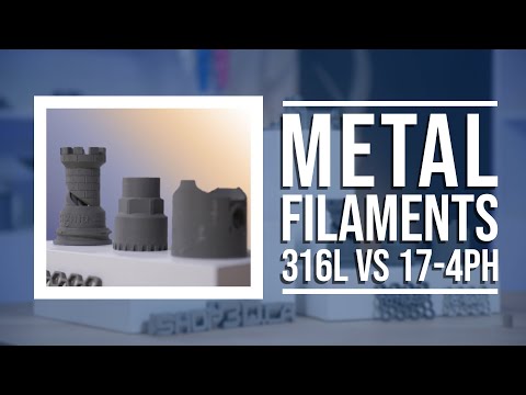 316L vs. 17-4PH Metal 3D Printing Filament Comparison