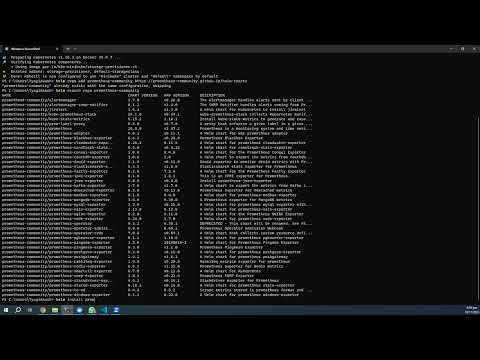 AWS_DevOps: Prometheus and Grafana using Helm, Minikube and AWS EKS