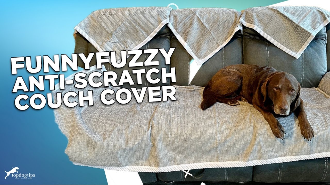 Review: FunnyFuzzy Anti Scratch Couch Cover