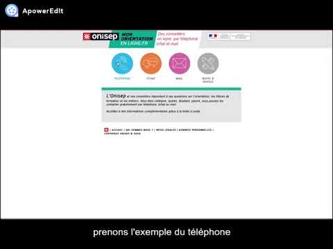 Tuto Mon orientation en ligne - Onisep Nouvelle-Aquitaine site de Limoges