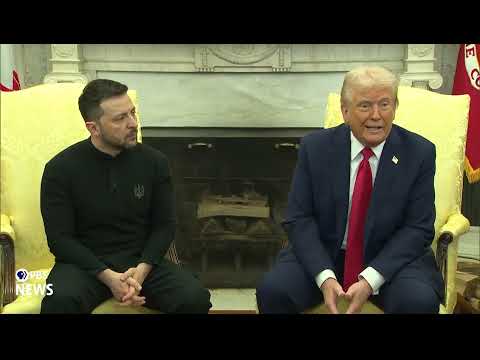 WATCH: Tensions flare in Trump and Zelenskyy's full Oval Office meeting