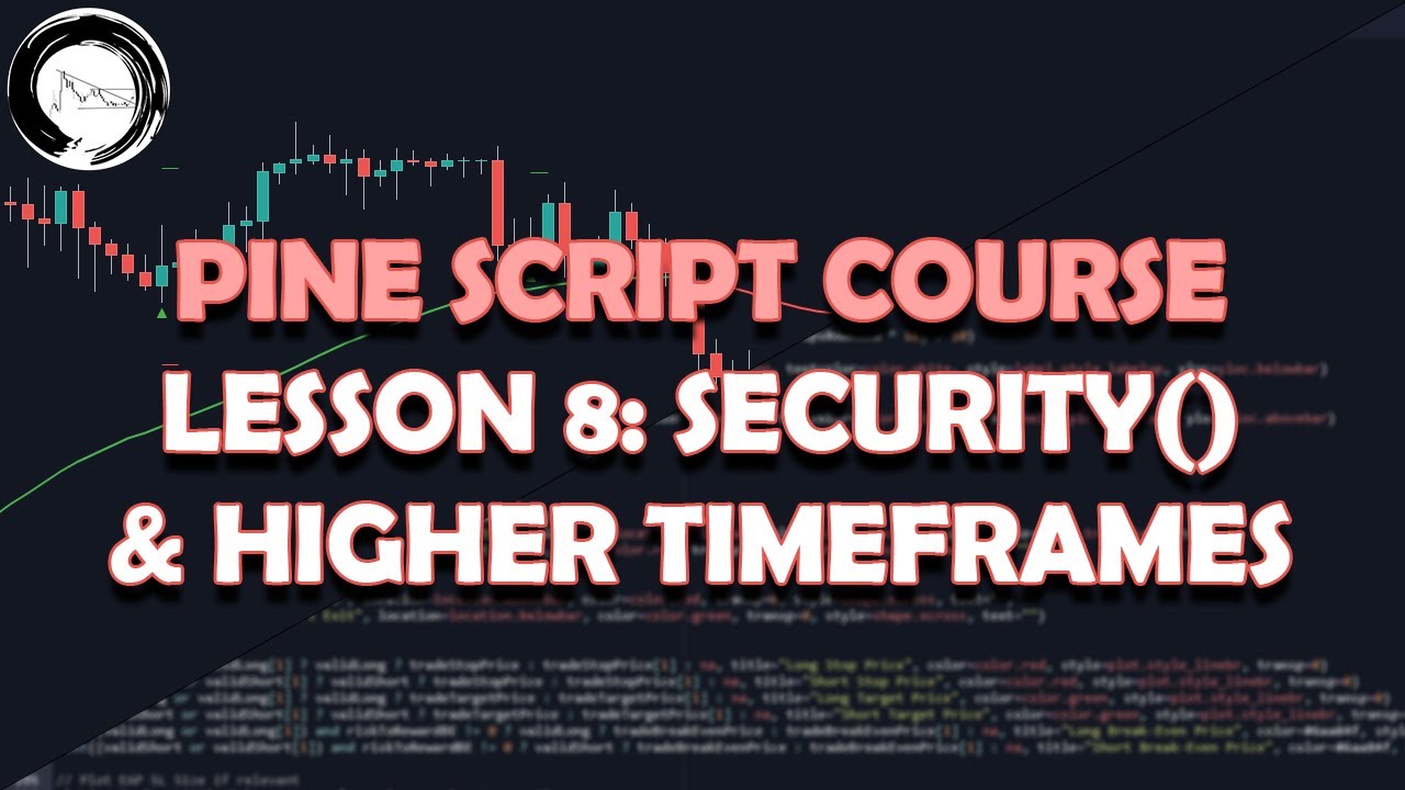 Pine Script [OUTDATED V4] Tutorial | Lesson 8 | Using The Security Function & Higher Timeframe Data