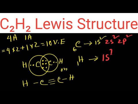 C2H2 Lewis Structure (Ethyne or Acetylene)||Ethyne Lewis Dot Structure |Lewis Dot Structure for C2H2