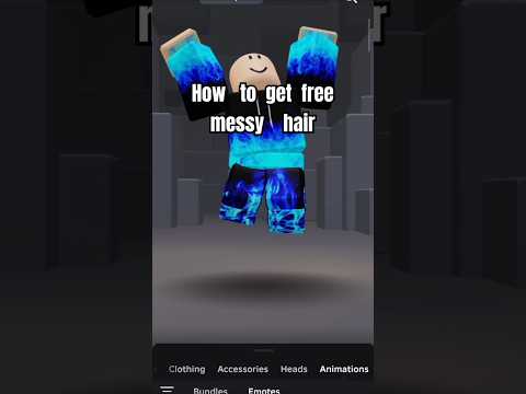 how to get free messy hair #roblox #free messy hair