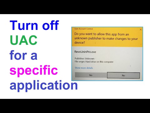How To Launch a Specific Application without a UAC User Account Control Prompt