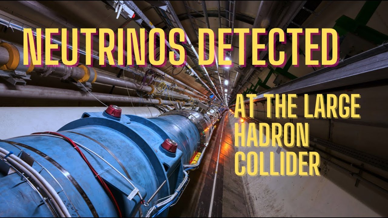 Neutrinos detected in particle collisions for first time
