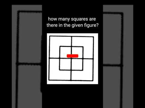 how many squares are in there? #quiz #triviatricks #maths #mathquiz #puzzle #mathtest #mathexam