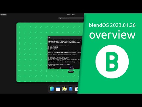 blendOS 2023.01.26 overview | A seamless blend of all Linux distributions.