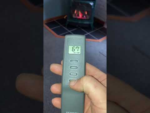 Gas fireplace - How to use the Remote - SkyTech 1001TH-A Remote
