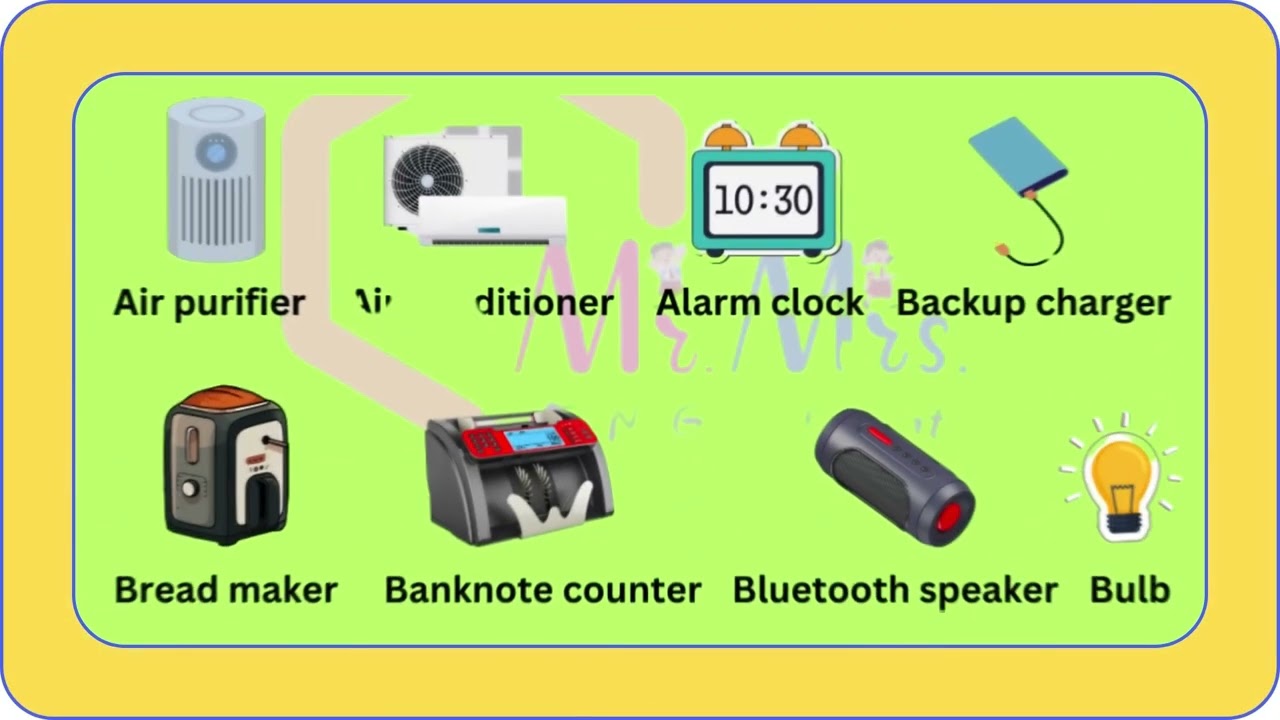 99+ Electronic Devices names in English with Images